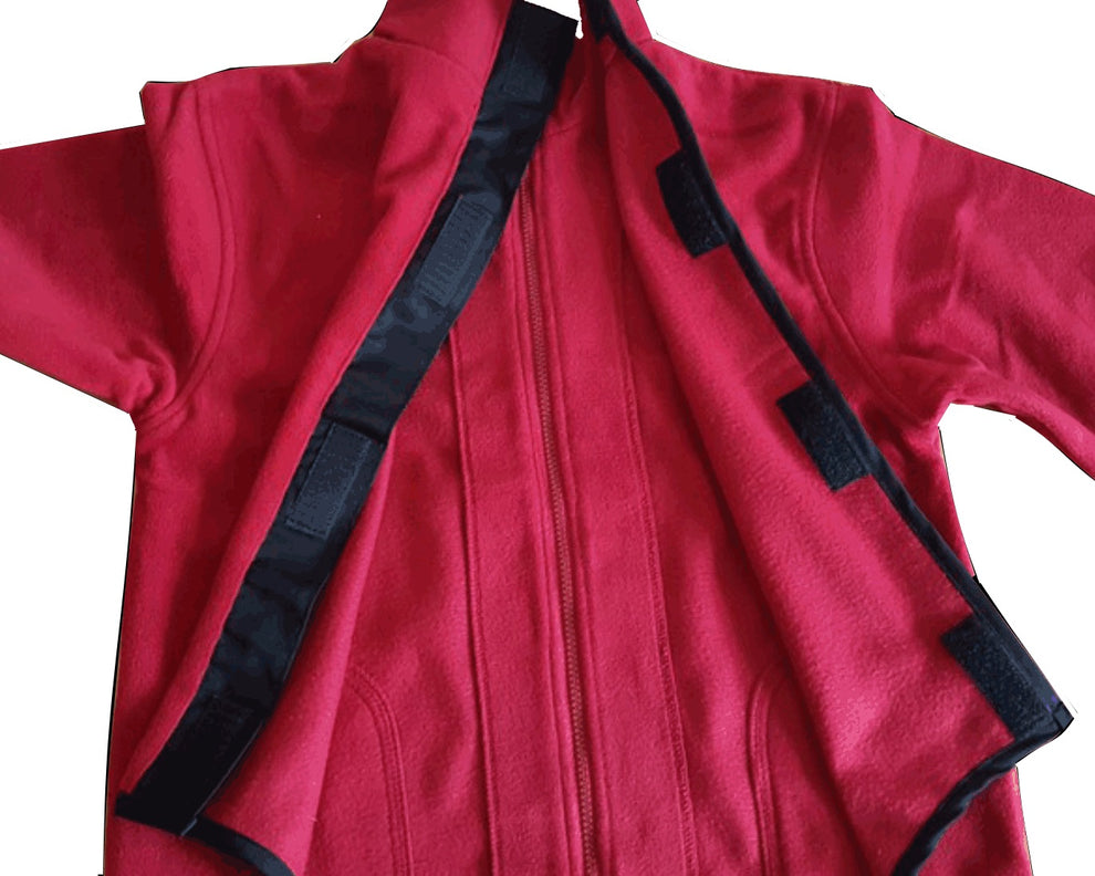 R238 Adult Back Fastening Fleece – Racketys